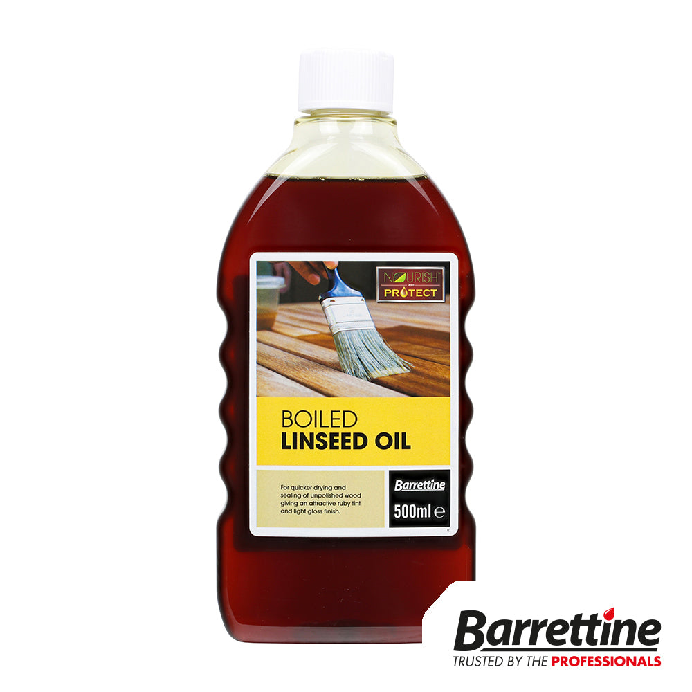 Barrettine Boiled Linseed Oil - Wood Oil - 500ml – DIY Refurb