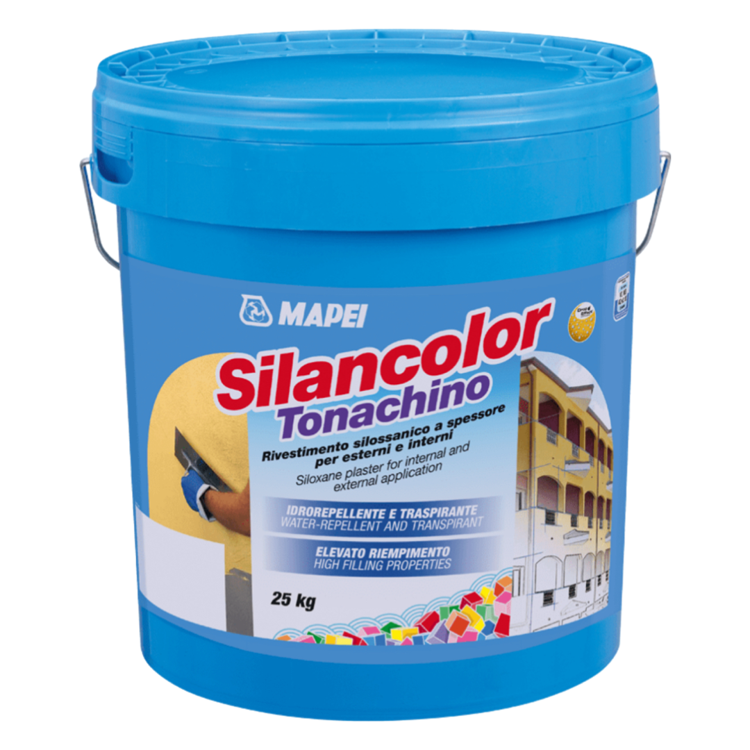 Mapei Silancolor Tonachino - Breathable Water-Repellent Siloxane Plast ...