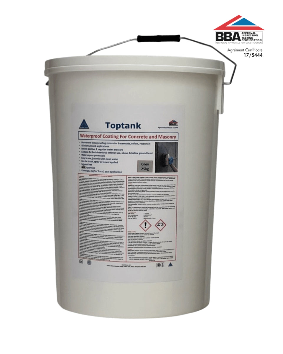Toptank Tanking Slurry - 25kg - Biokil Crown – DIY Refurb